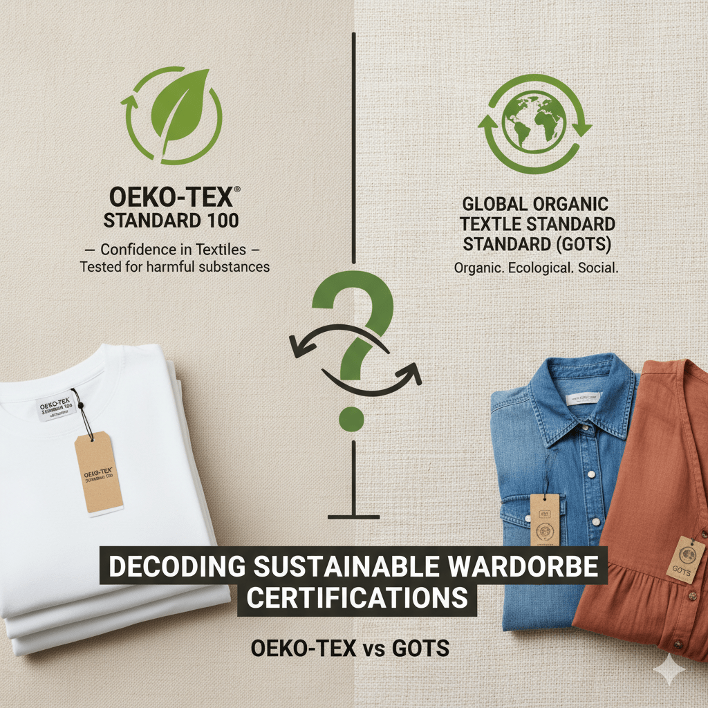 OEKO-TEX vs GOTS: Understanding Sustainable Fashion Certifications
